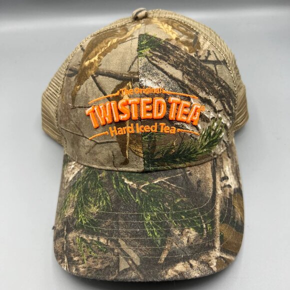 Unbranded | Accessories | Twisted Tea Trucker Hat Men Brown Camo Hard ...